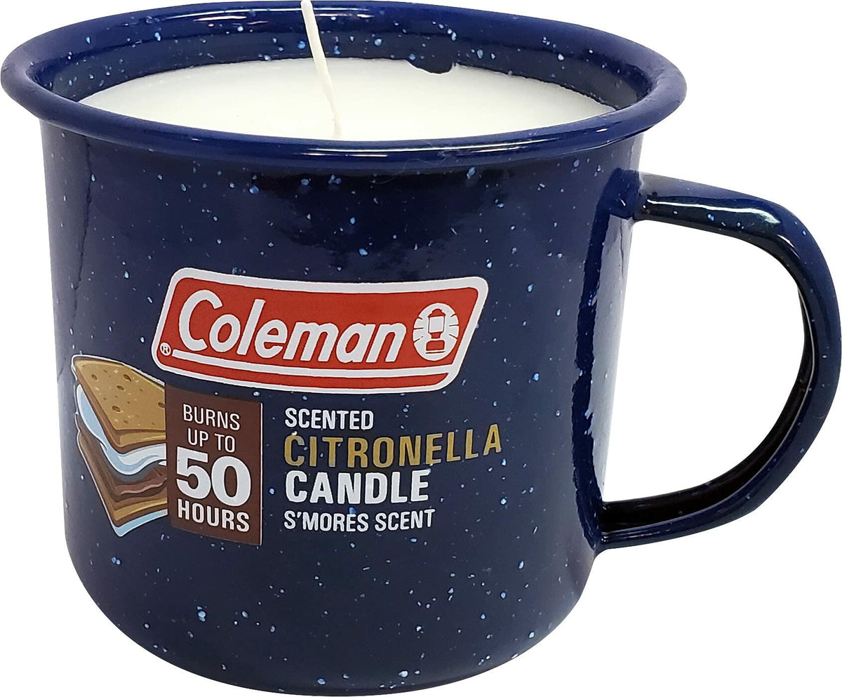 Coleman Repellents Tin Mug Outdoor Citronella Candle | Rustic Outdoor ...