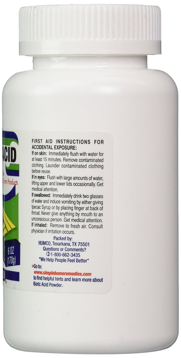 Humco Boric Acid Powder, 6 oz. – SavvyDigz